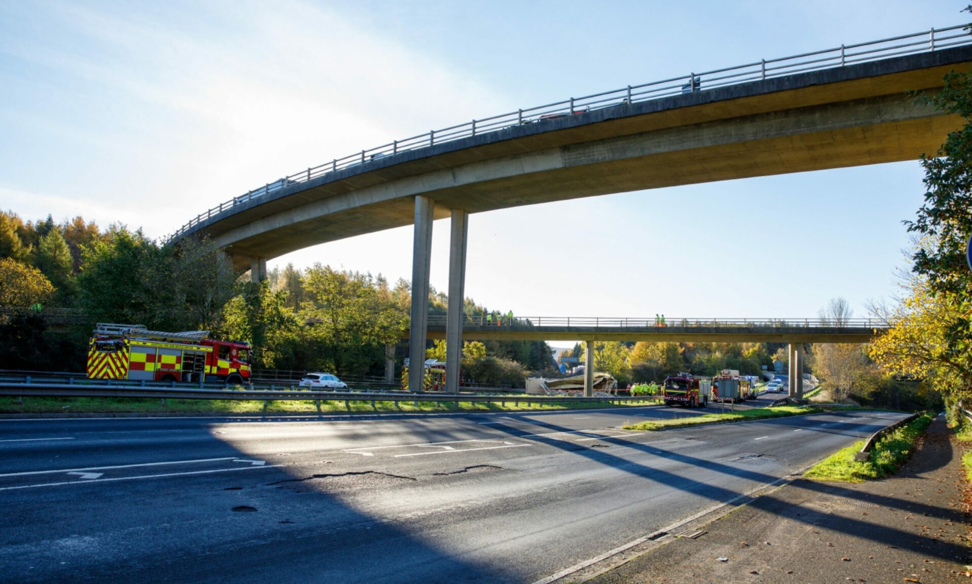 M90 Perth flyover reopens for morning rush hour after fatal lorry crash