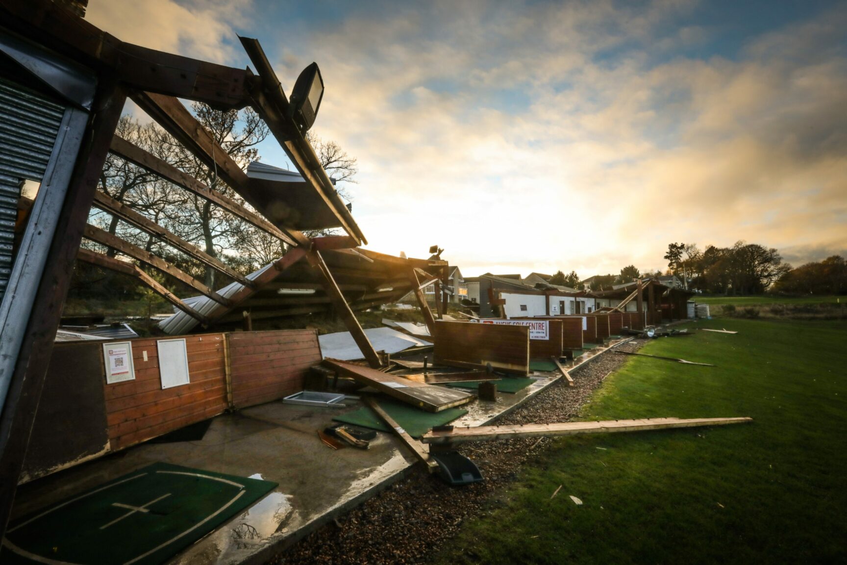 Ballumbie Castle: Plans for new Dundee driving range after storm damage