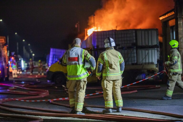 Fife street remains sealed off after 'devastating' garage fire in Buckhaven