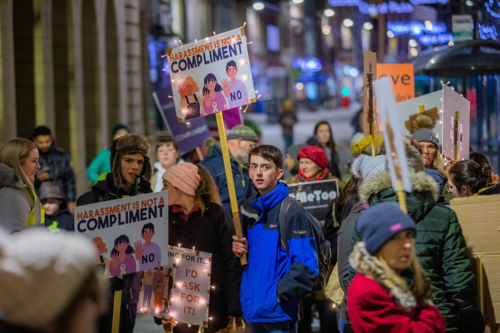 Reclaim the Night: Protestors march in Perth to campaign against gender ...