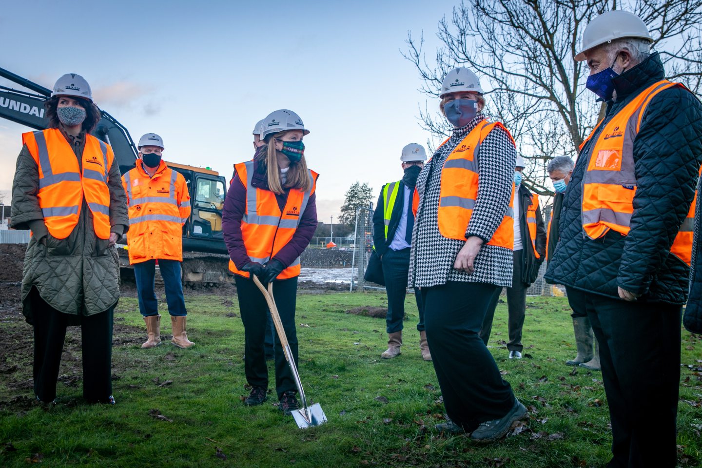 Shirley-Anne Somerville cuts turf as work starts on new north Perth primary