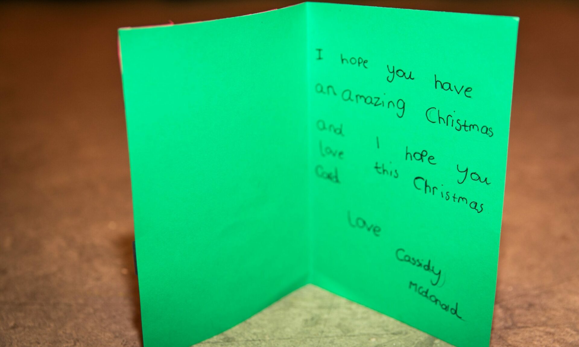 Rowantree Primary School Christmas cards for Dundee's elderly people