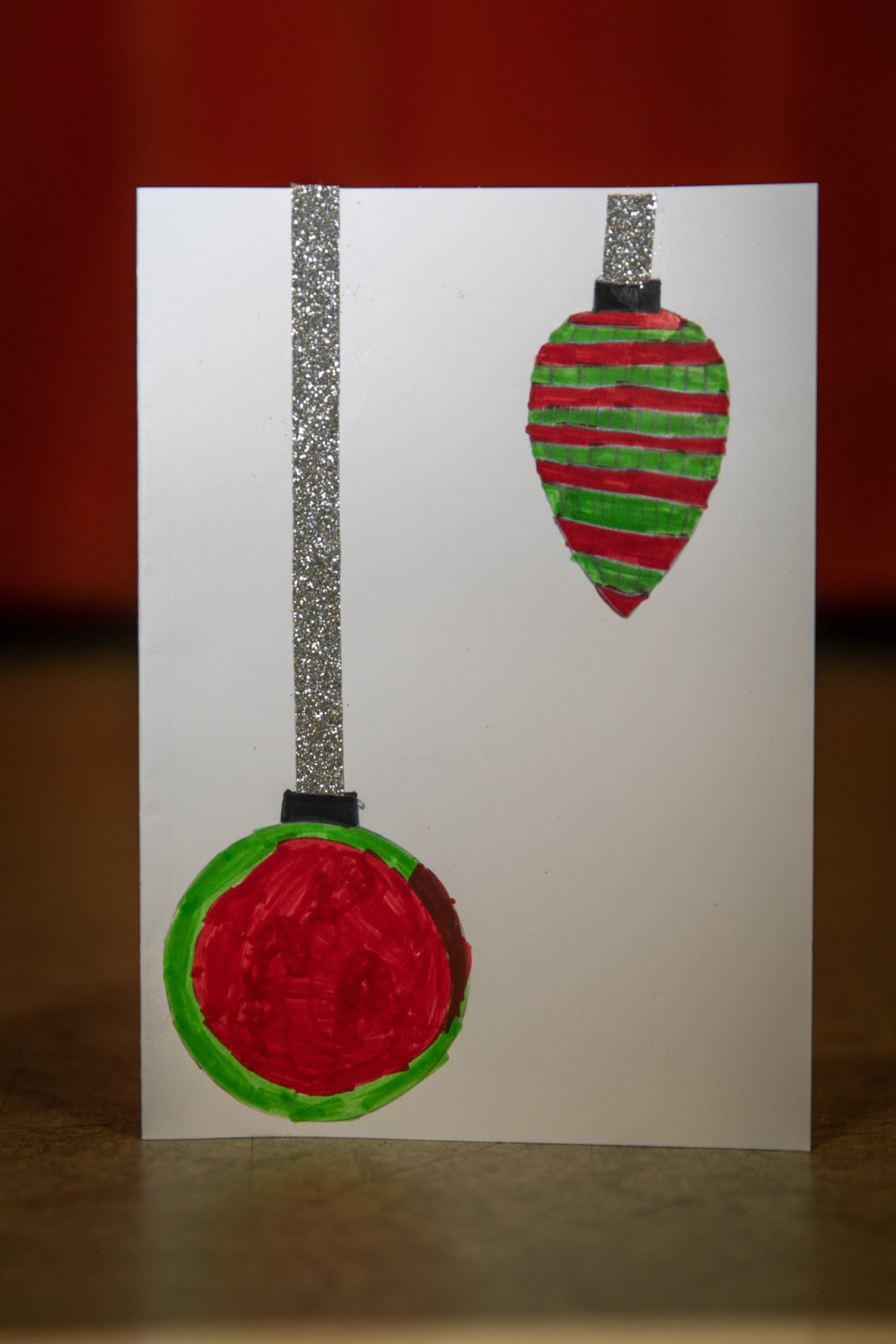 Rowantree Primary School Christmas cards for Dundee's elderly people