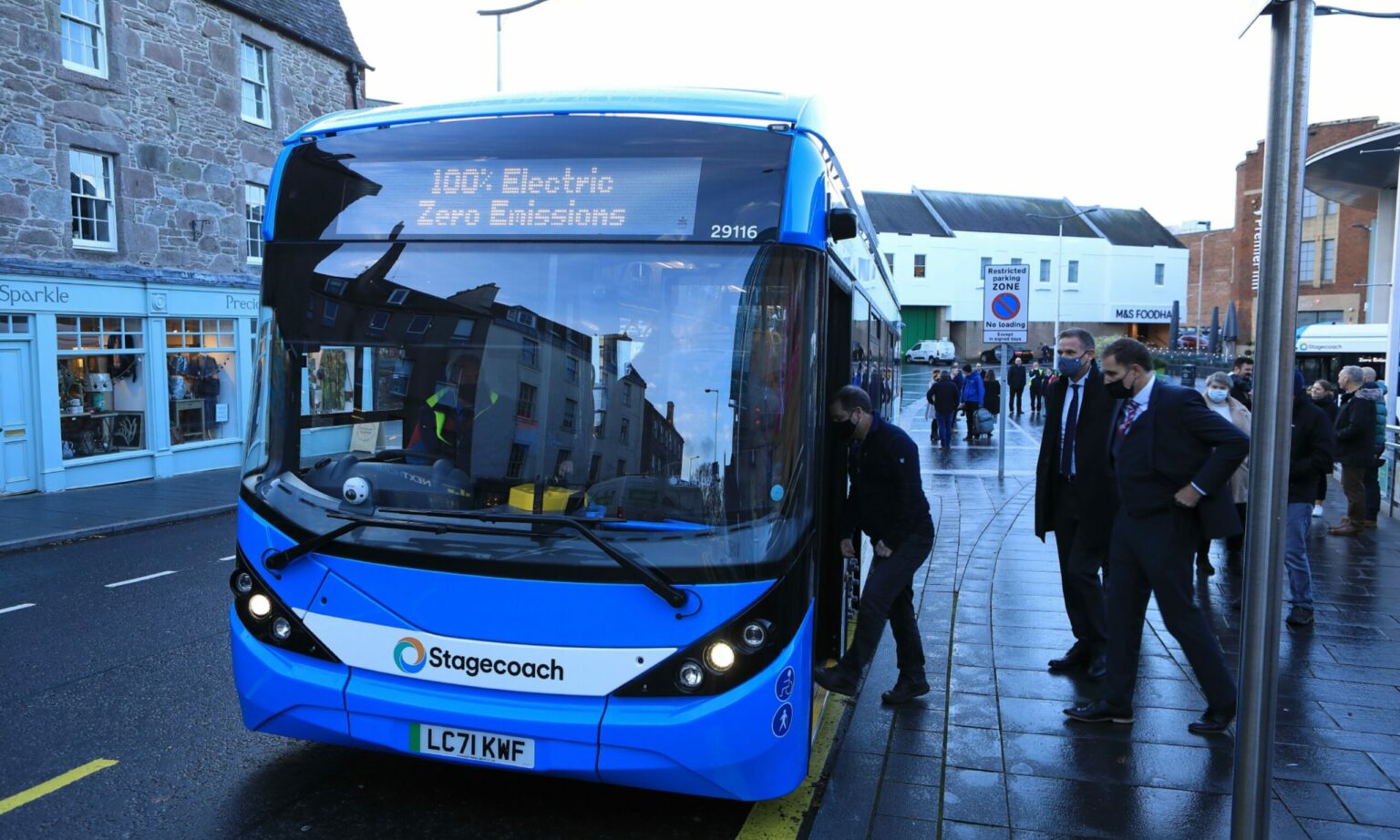 Stagecoach launch electric bus fleet in hometown Perth