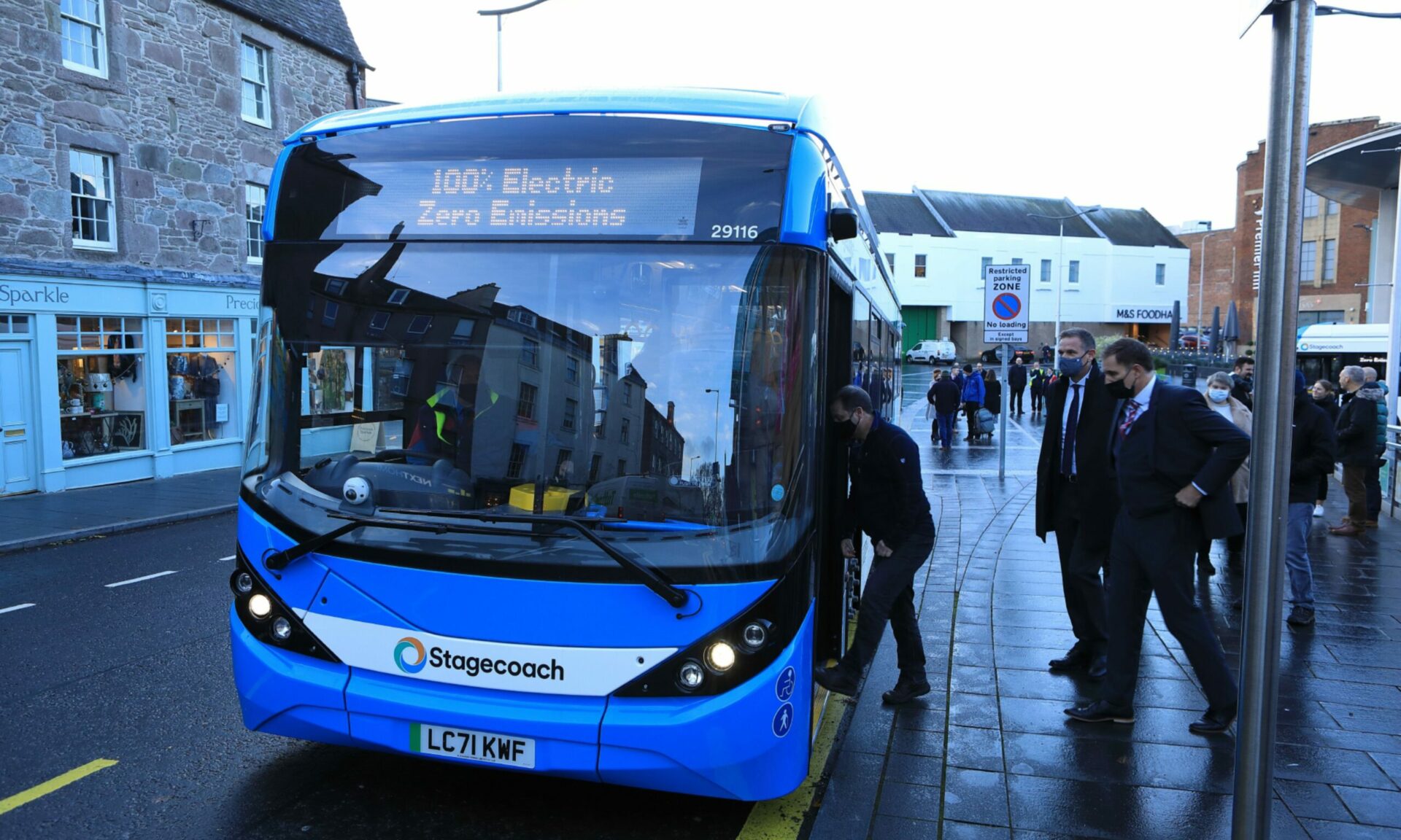 Stagecoach launch electric bus fleet in hometown Perth
