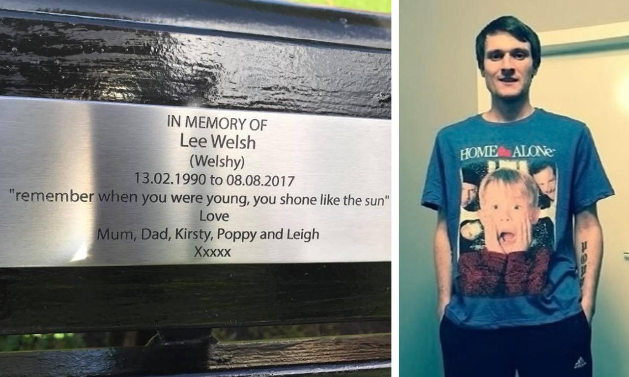 Dundee parents distraught as items taken from Lee Welsh memorial bench