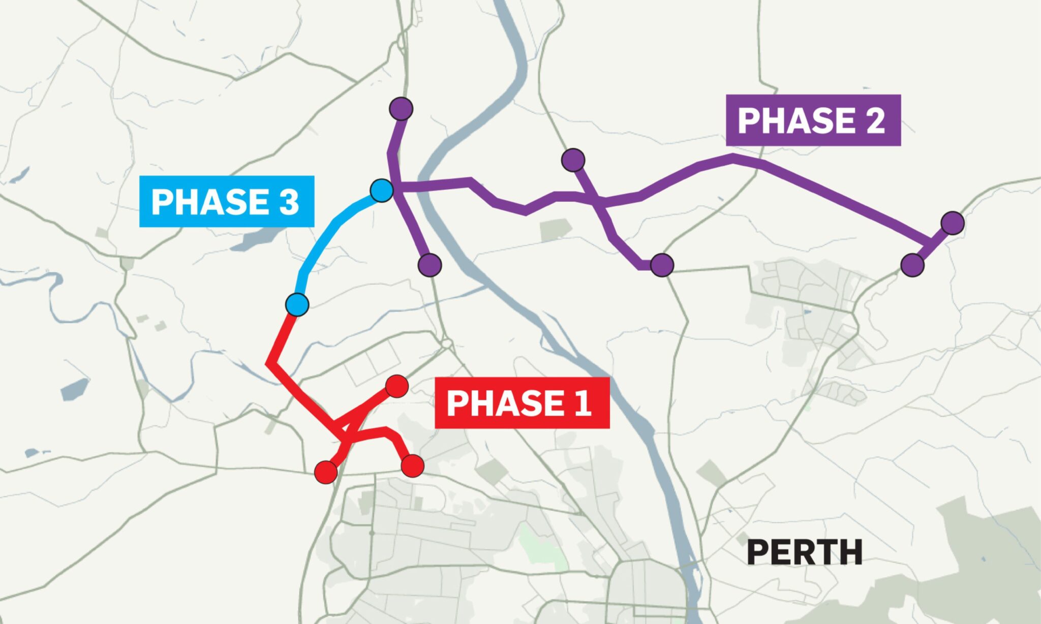 WATCH: Aerial footage shows Cross Tay Link Road progress