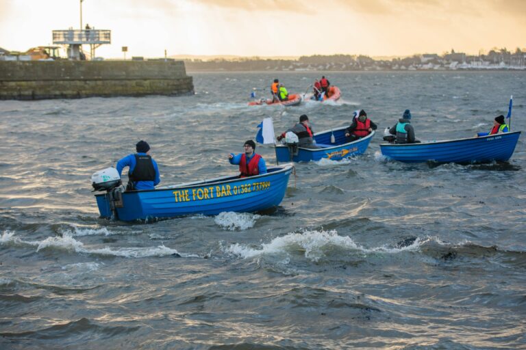 A Ferry Happy New Year for daring Broughty dookers