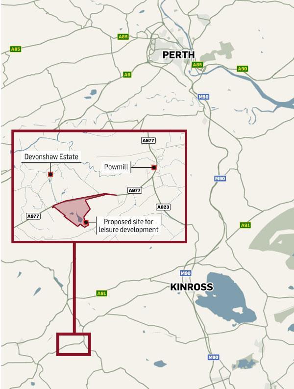 Plans for major leisure development at former Powmill Quarry in Perthshire
