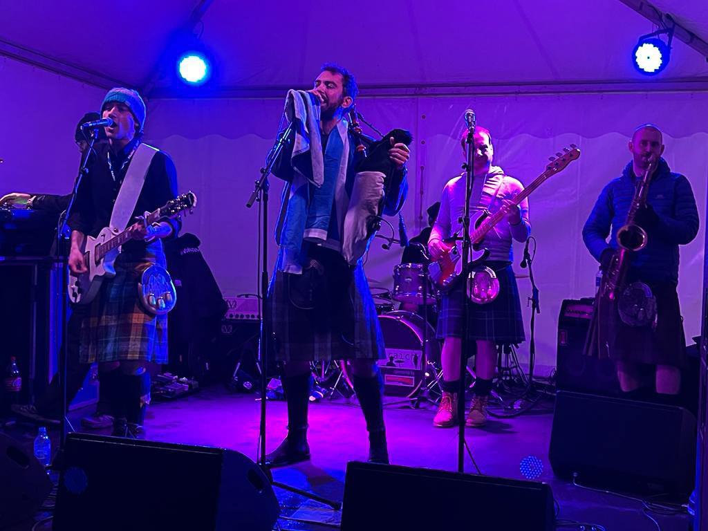 Tayside bagpipe rock band Gleadhraich to release movie charting ...