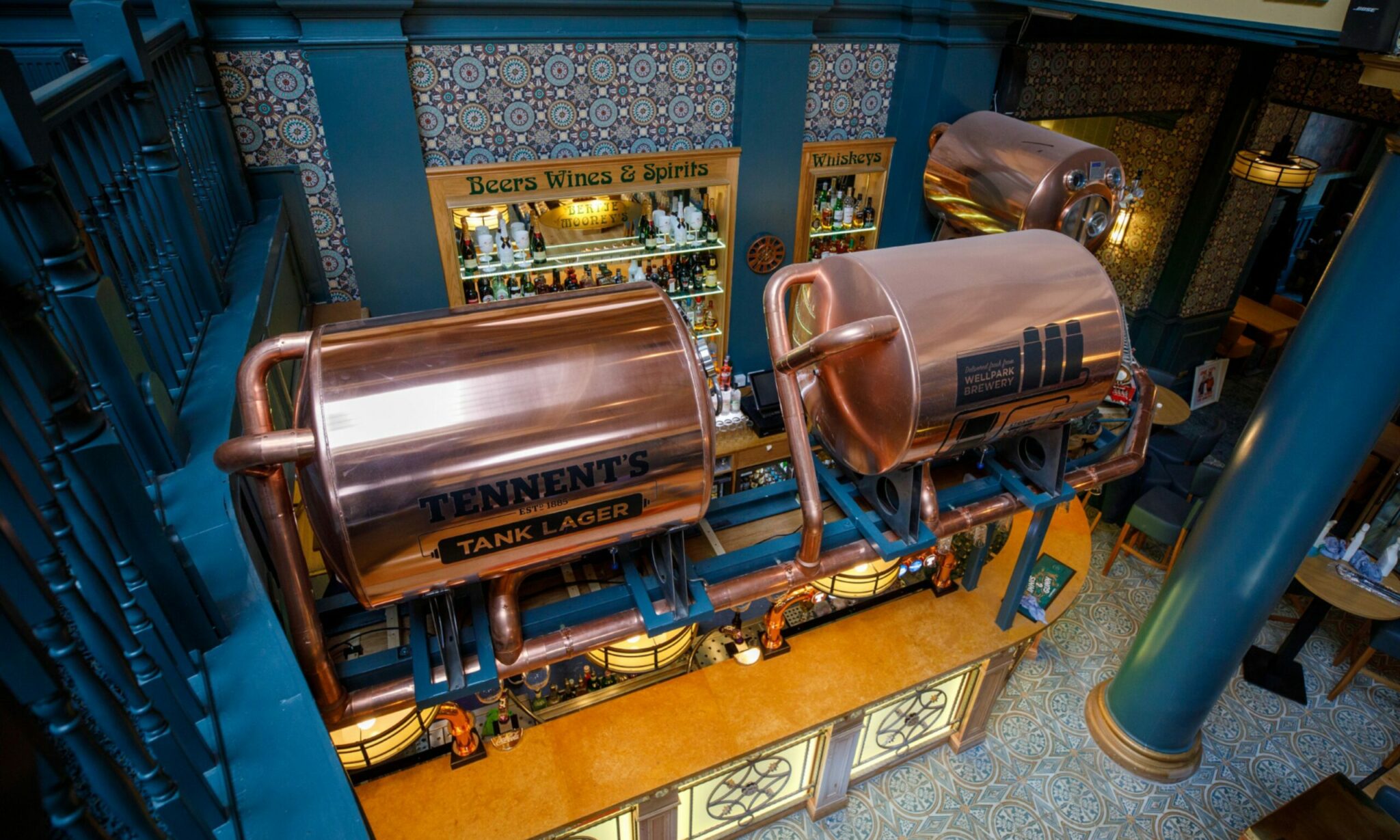 Bertie Mooney's: First look at refurbished Dundee bar's unique lager tanks