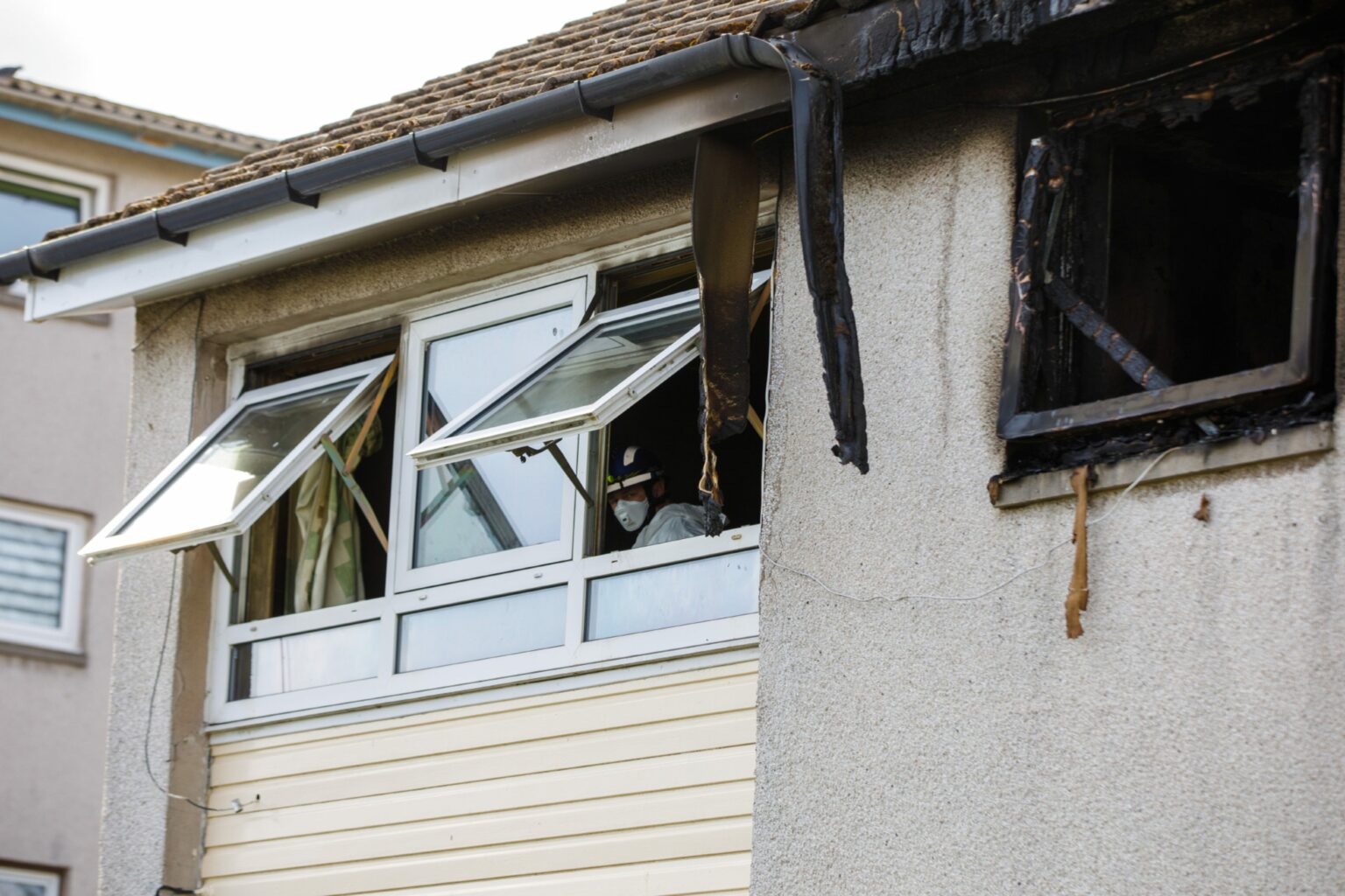 Man, 55, dies following early morning fire in Perth flat
