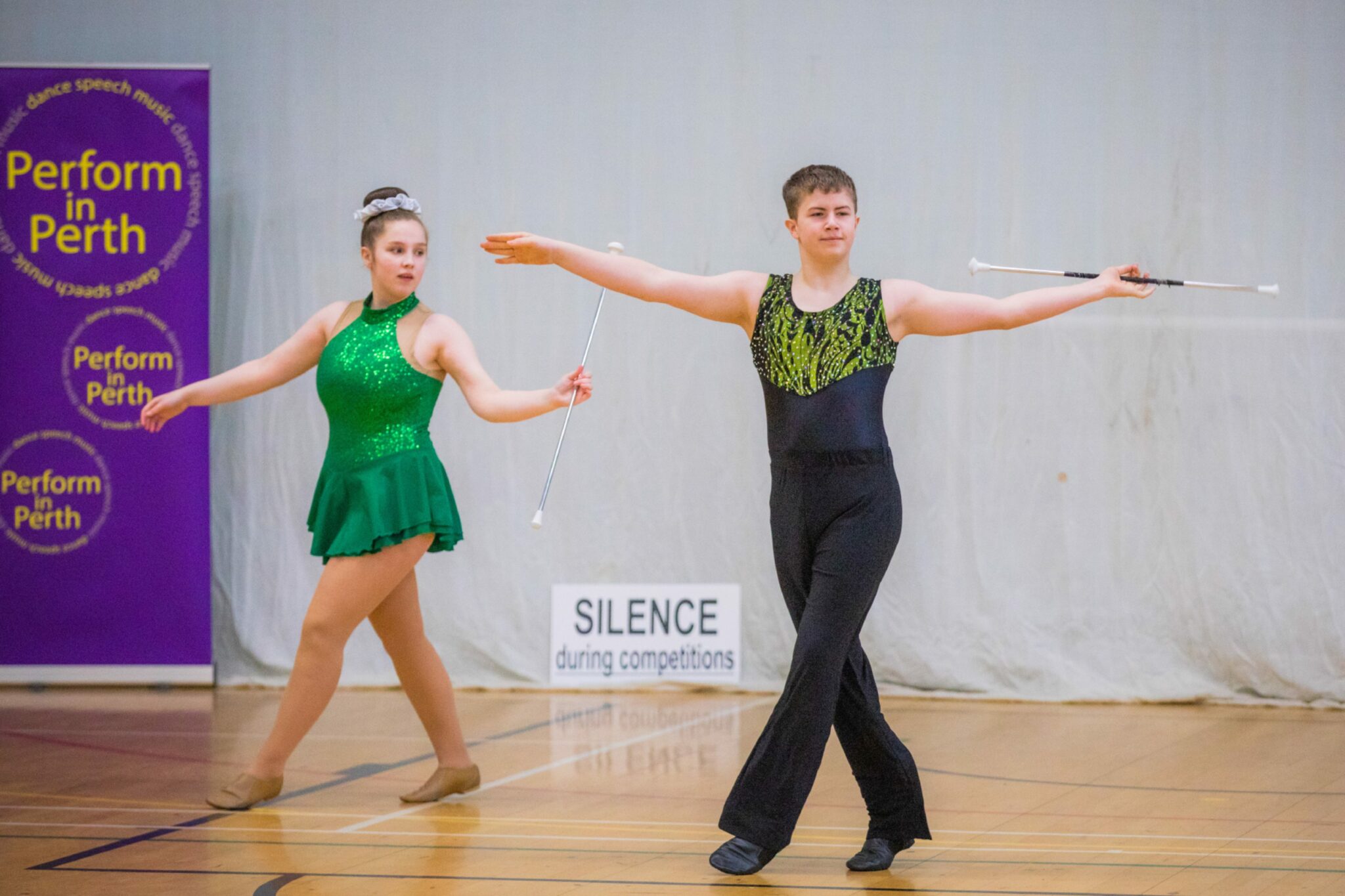 Teenage baton twirling champion from Perthshire on family life