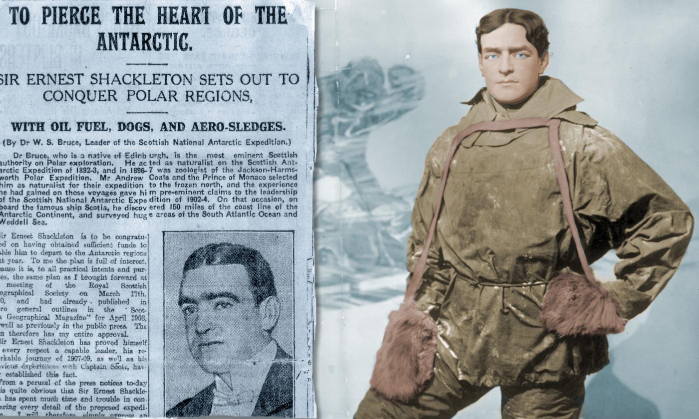 Ernest Shackleton asked Dundee jute baron for £50 - and set sail on ...