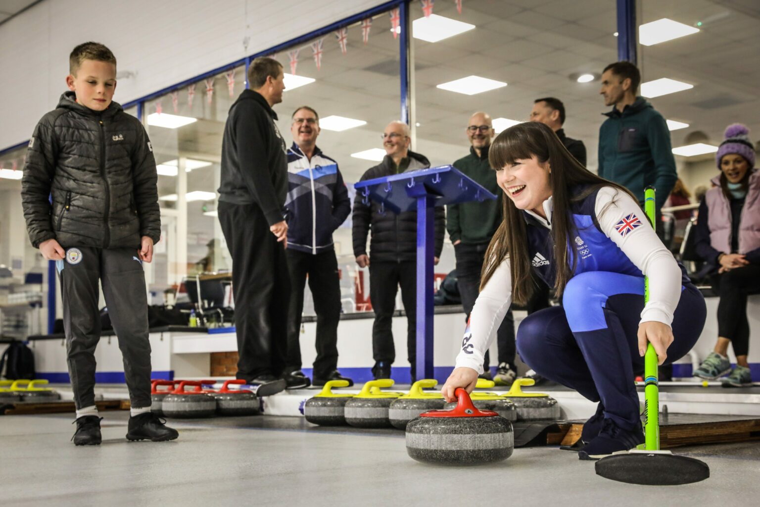 Hailey's happy homecoming as Forfar rink takes Olympic gold celebration ...