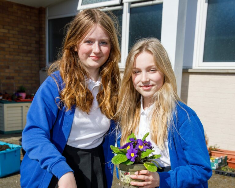 Leuchars Primary School build memorial garden for Mrs Suzy McKenzie
