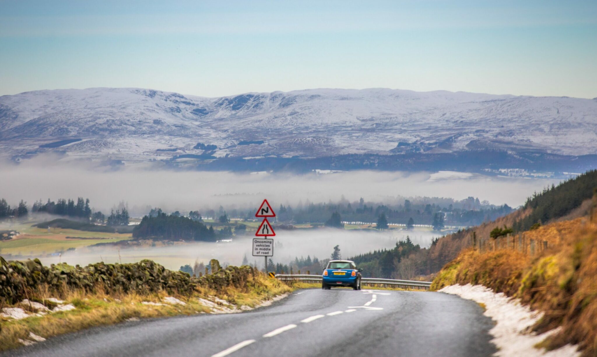 A823: Woman injured after car and tractor crash near Gleneagles
