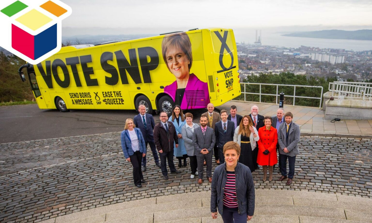 Inside the SNP campaign bus with Nicola Sturgeon