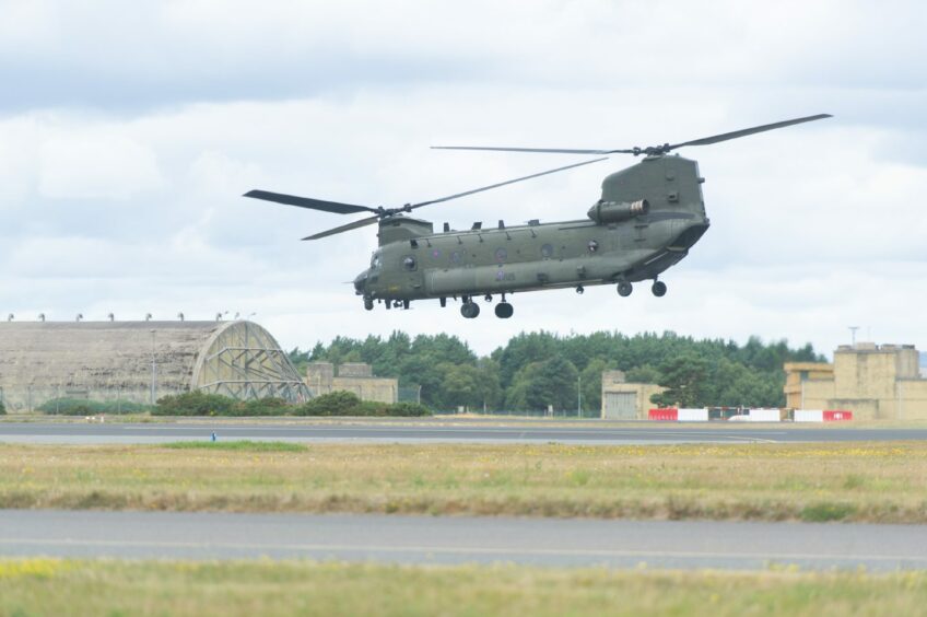 Why are Chinook helicopters flying over Fife – and how long for?