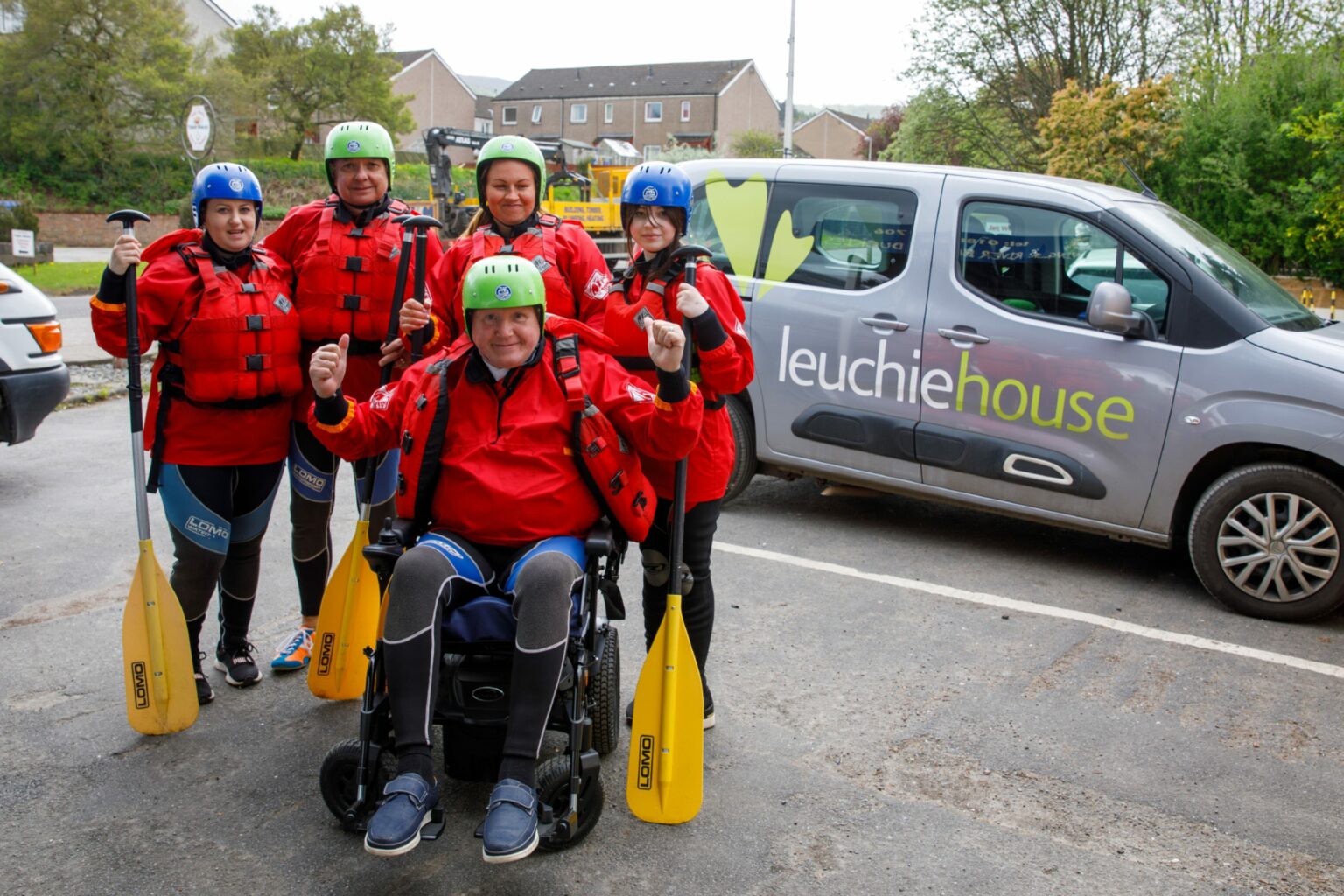 Dunfermline wheelchair-user with MS takes on white water rafting