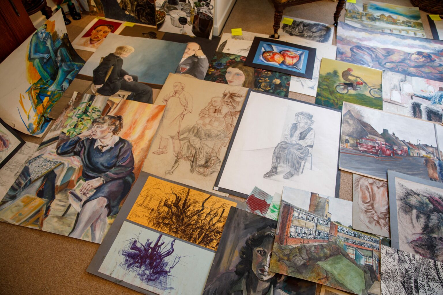 50-year-old art by pupils of Queen Anne High in Dunfermline discovered