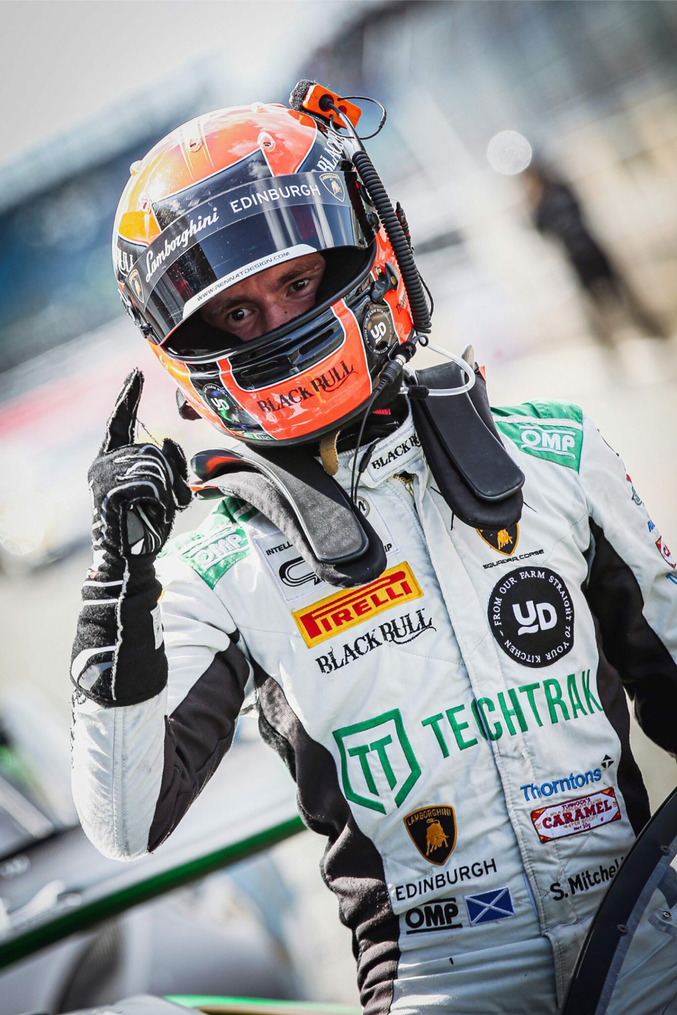 Spa weekend for Angus Lamborghini racer Sandy Mitchell