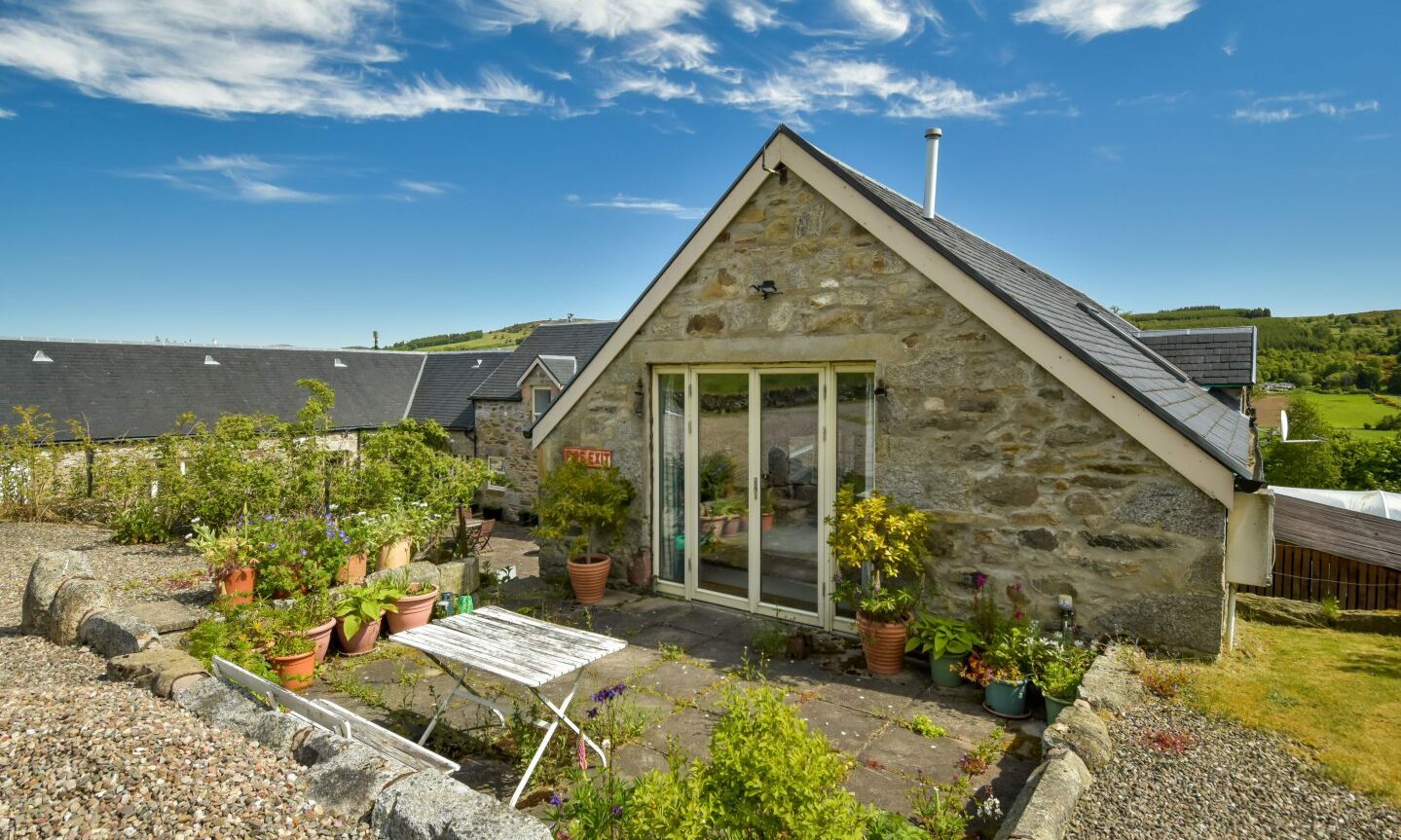 Stunning Crowhill Steading has far reaching views and annex cottage