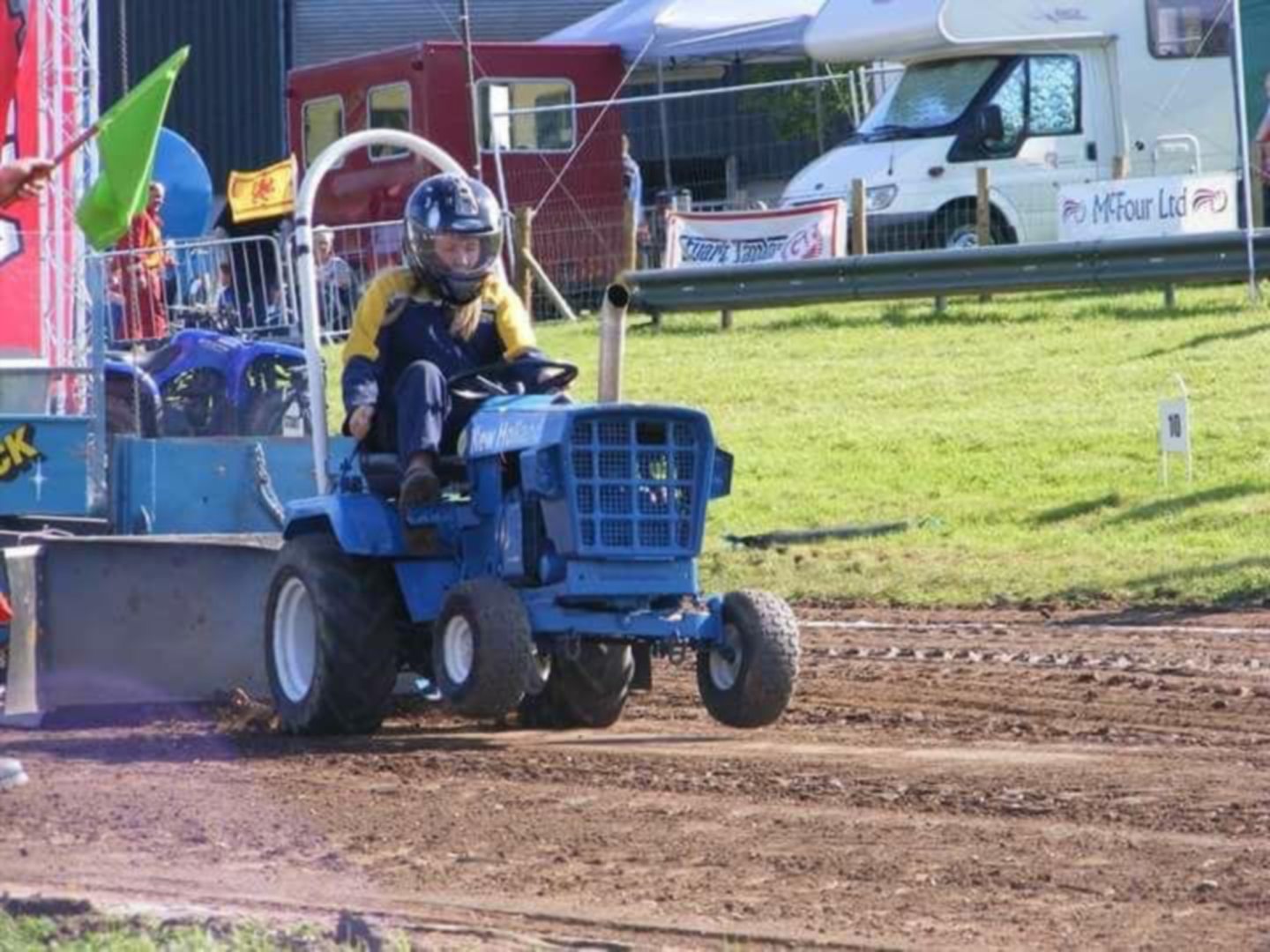 'Absolutely fearless' Angus teen Mhairi has eyes on tractor pulling prize