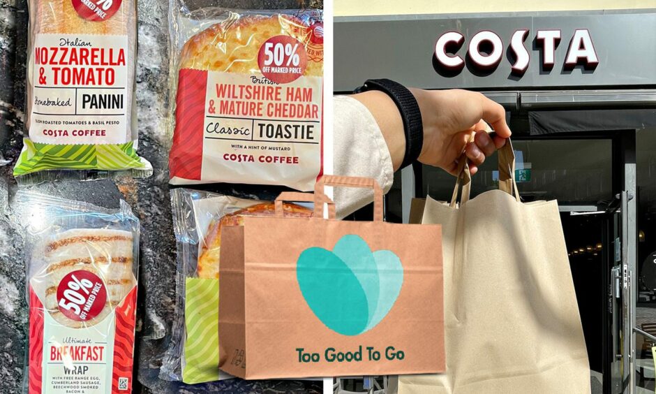 Too Good To Go: My £3 mystery bag from Costa Coffee in Dundee