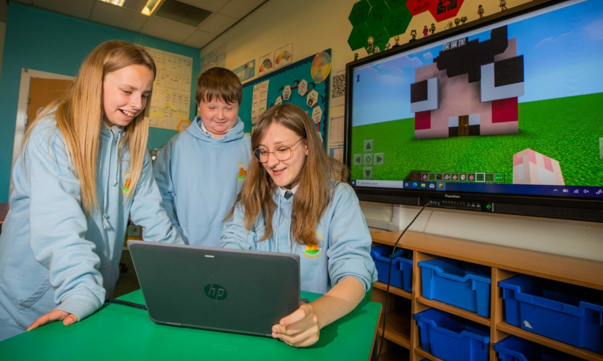 Minecraft in school: Claypotts Castle Primary pupils on gaming in class
