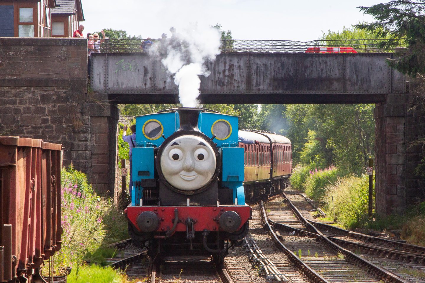 Thomas the Tank's return thrills Brechin railway fans