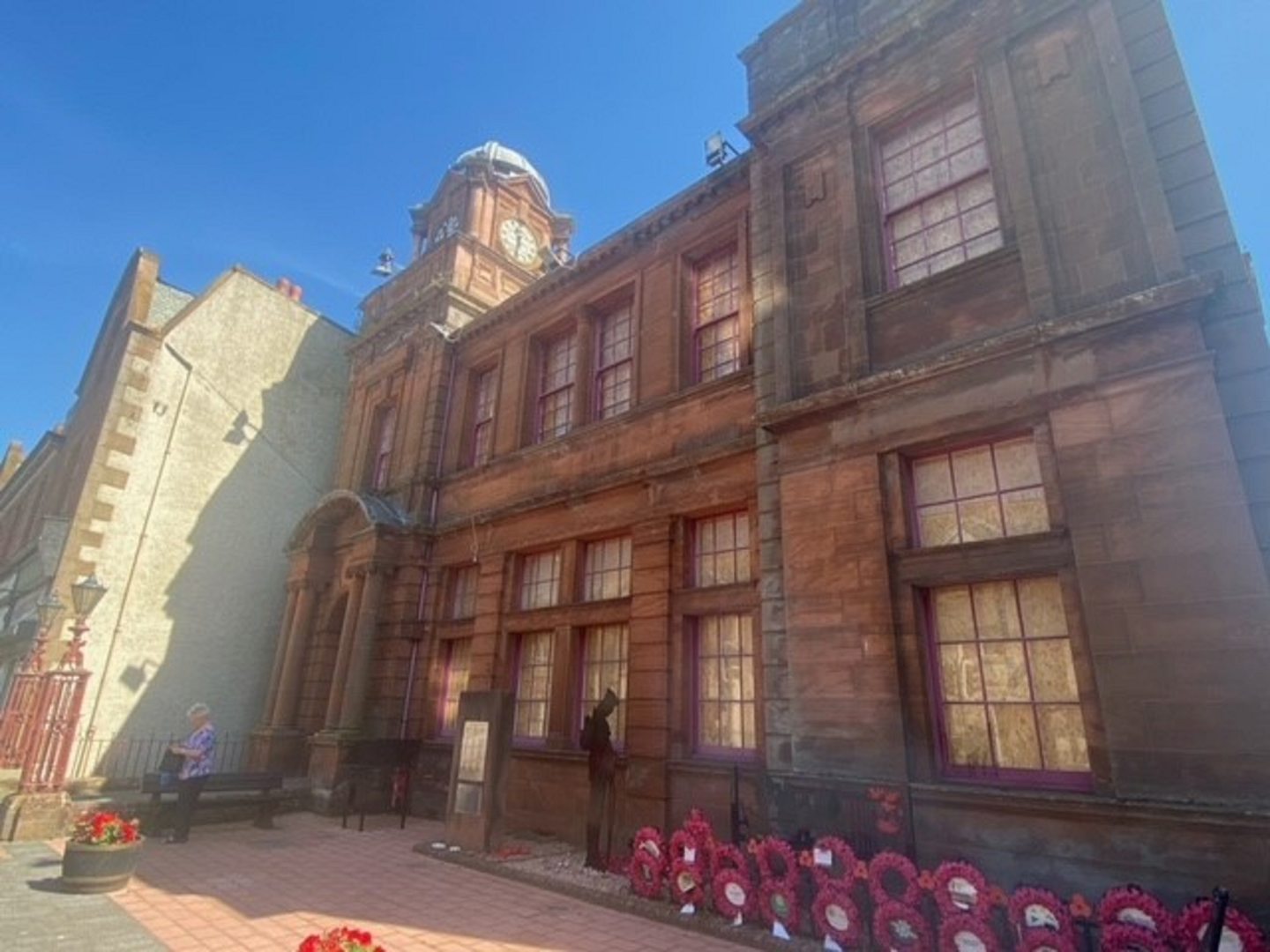 Cowdenbeath Town House: community shop and hub plan