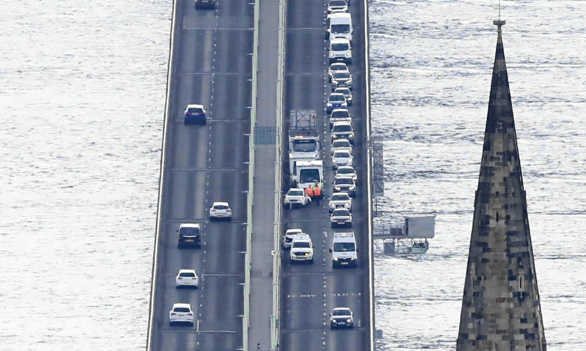 Delays on Tay Road Bridge after crash heading towards Dundee