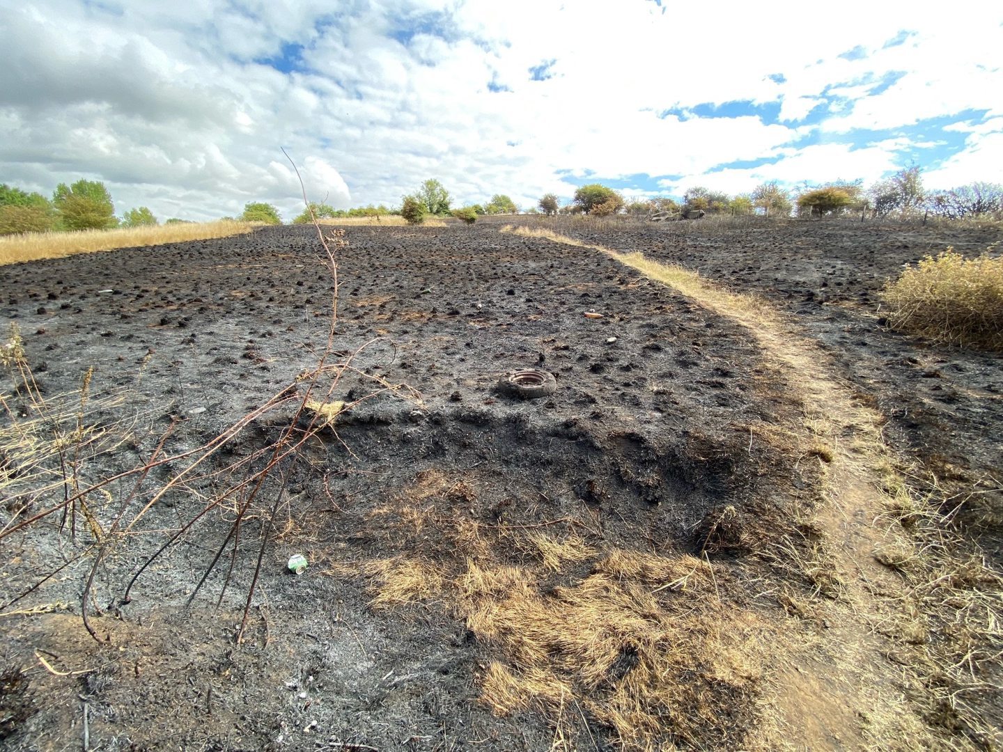 Inverkeithing: Drone images show fire damage at Prestonhill Quarry