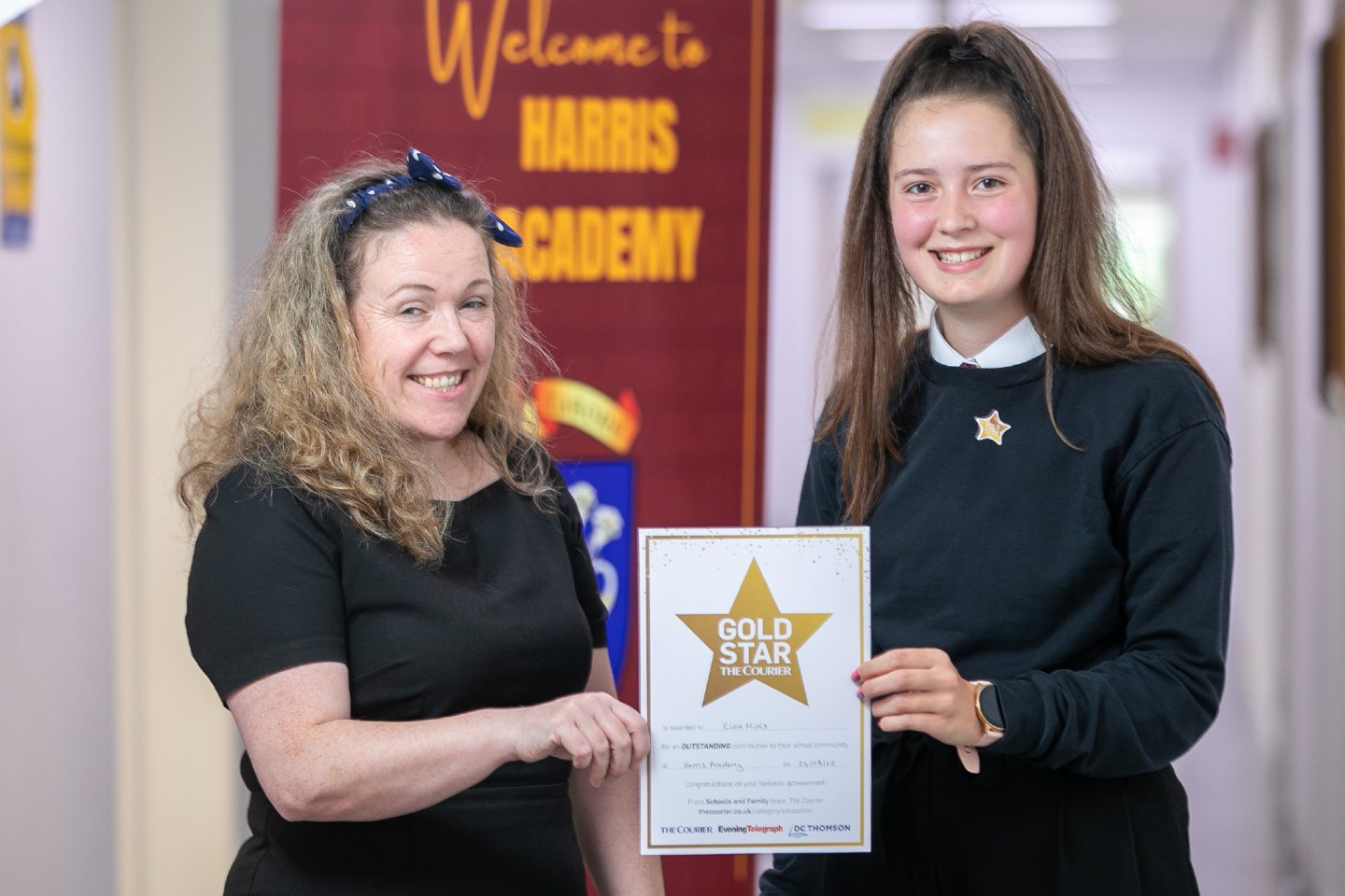 Dundee pupil Elsie Mills first to receive our Courier Gold Star award