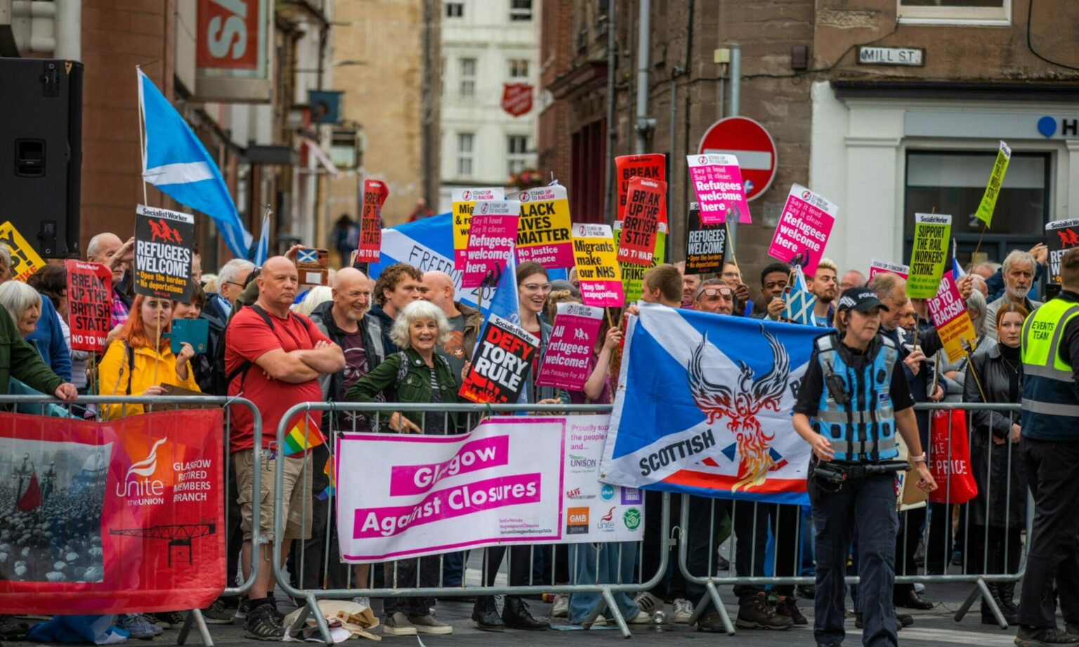 Backlash against Perth protesters for abuse hurled at BBC reporter