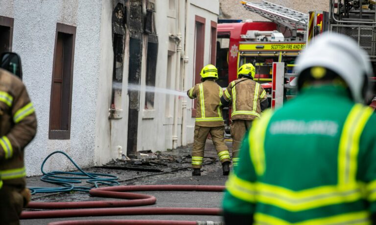 One injured after fire tears through Pittenweem chip shop