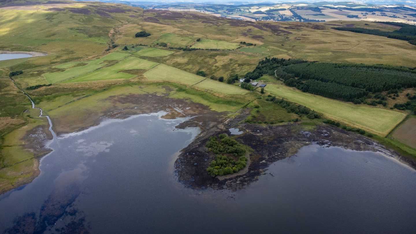 Images reveal impact of dry weather on Fife's reservoirs