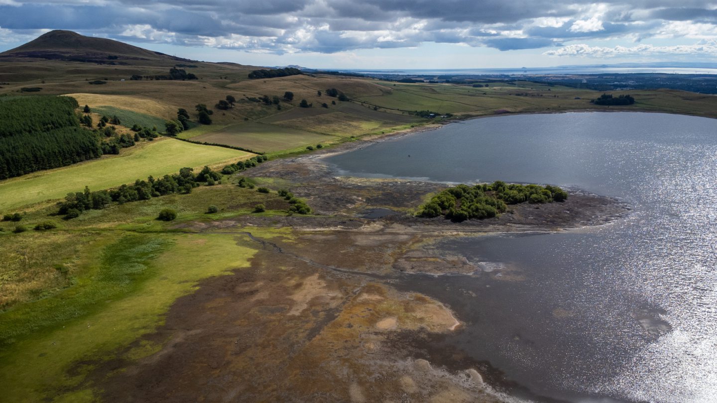 Images reveal impact of dry weather on Fife's reservoirs