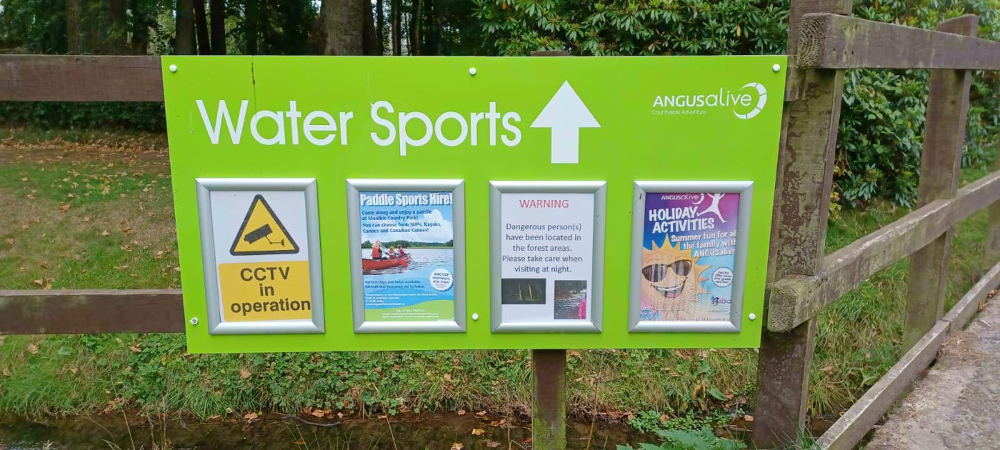 Posters warning of 'dangerous persons' put up at Monikie park