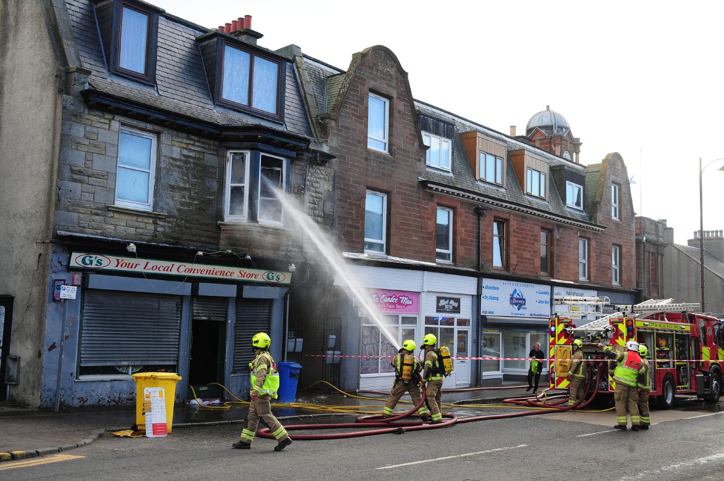 Cannabis farm found after Cowdenbeath High Street fire worth £1m