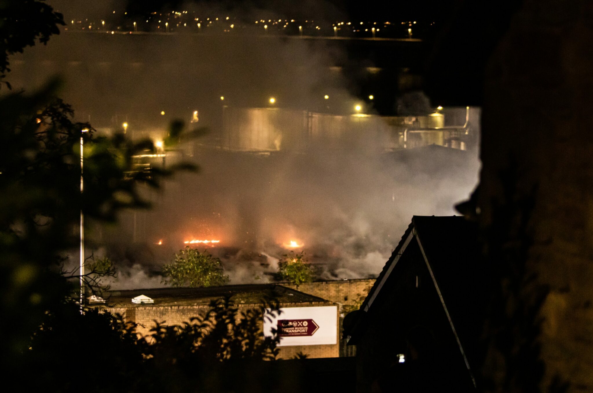 Large fire at abandoned abattoir on Dundee's Broughty Ferry Road