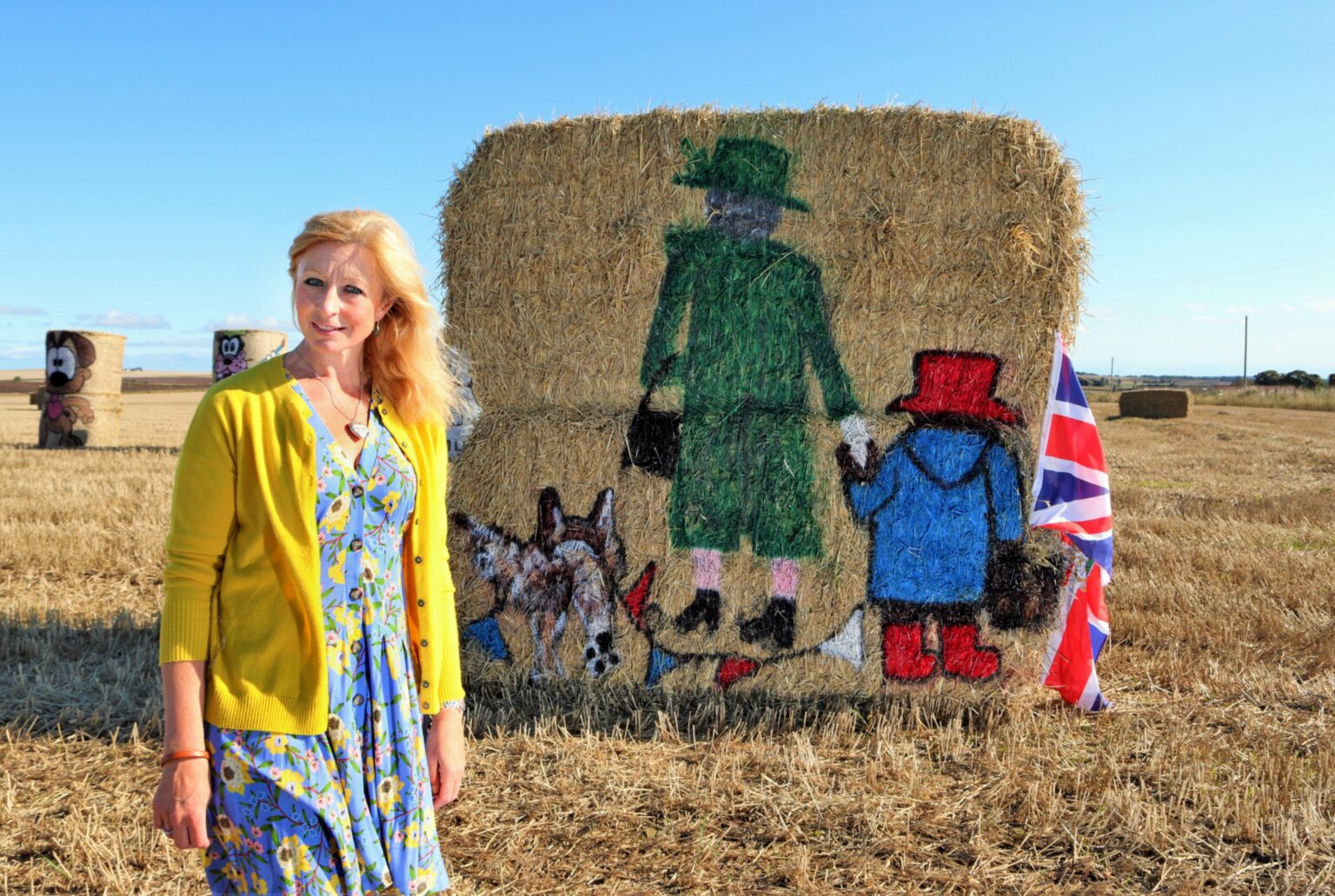 Angus 'Balesy' Fleur's roadside tribute to the Queen