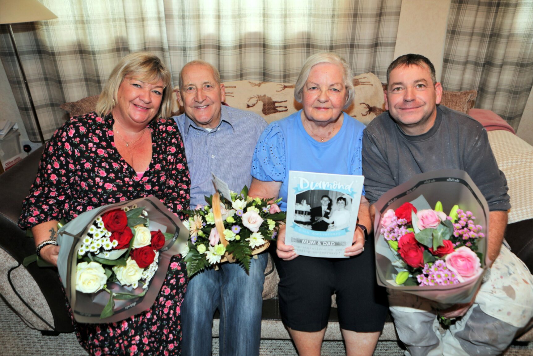 Diamond day sweethearts George and Mabel make Angus history