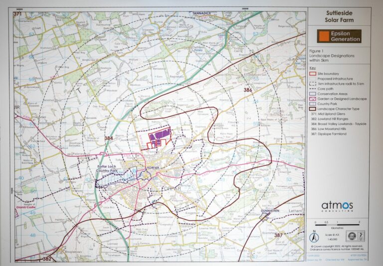 Forfar folk get first look at 50-hectare solar farm plan