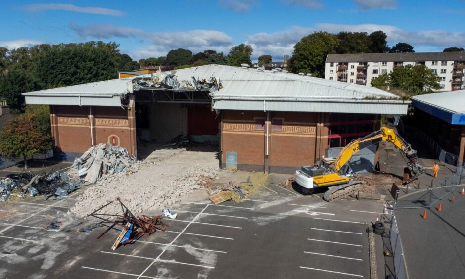 VIDEO: Demolition begins of former Dundee Odeon cinema