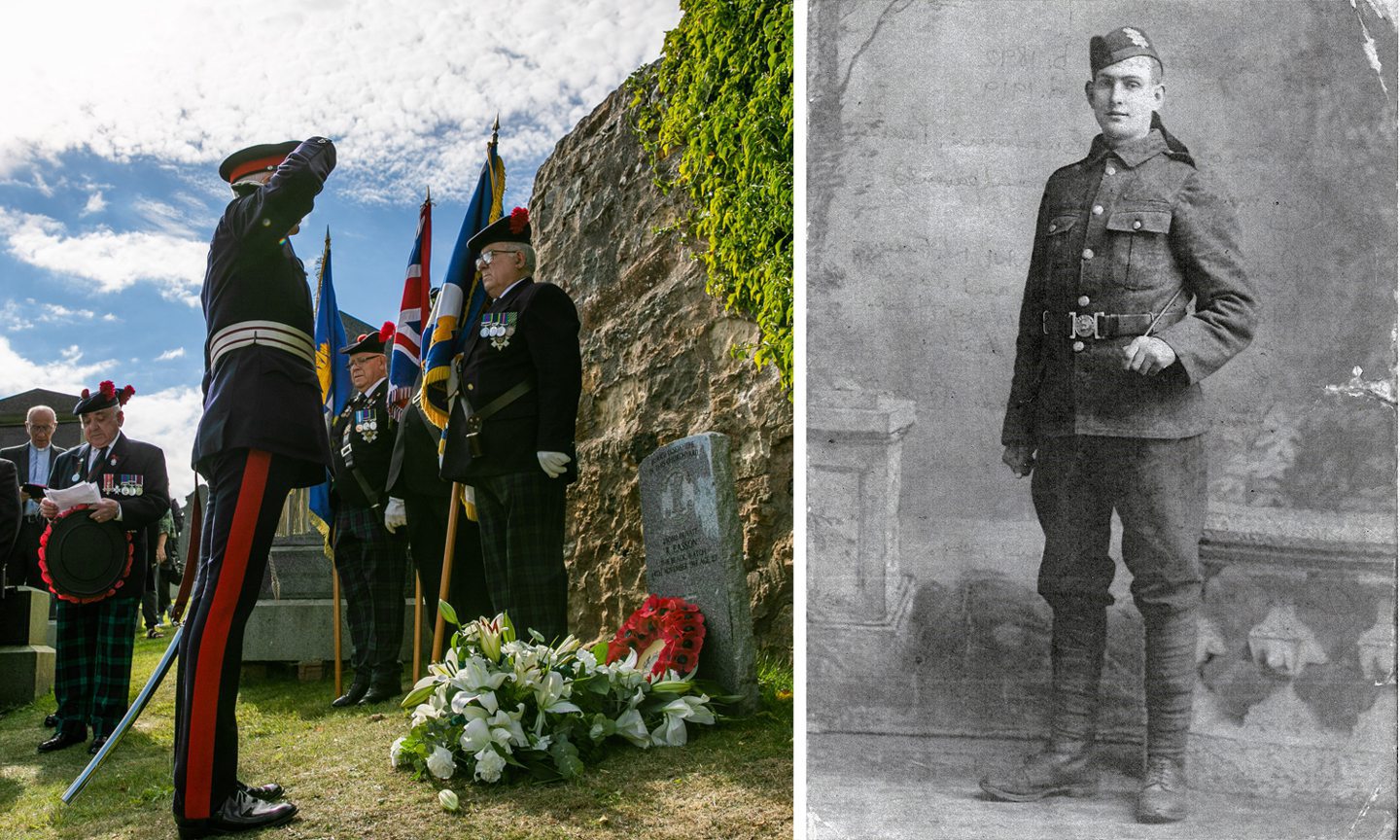 Fife soldier's grave is finally marked 103 years after his death