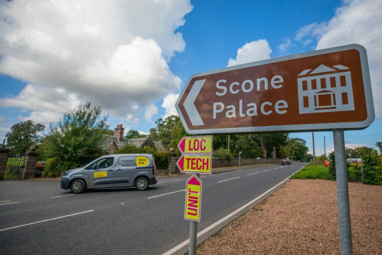 'Large-budget period drama' filming at Scone Palace in Perth