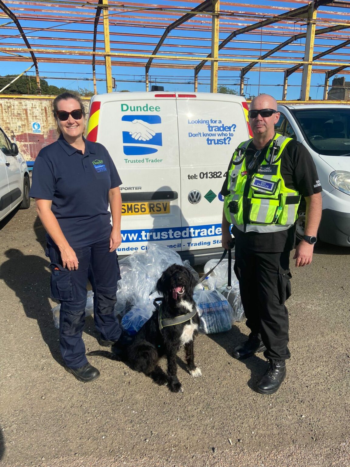 Sniffer dog helps bust shops selling fake cigarettes in Dundee