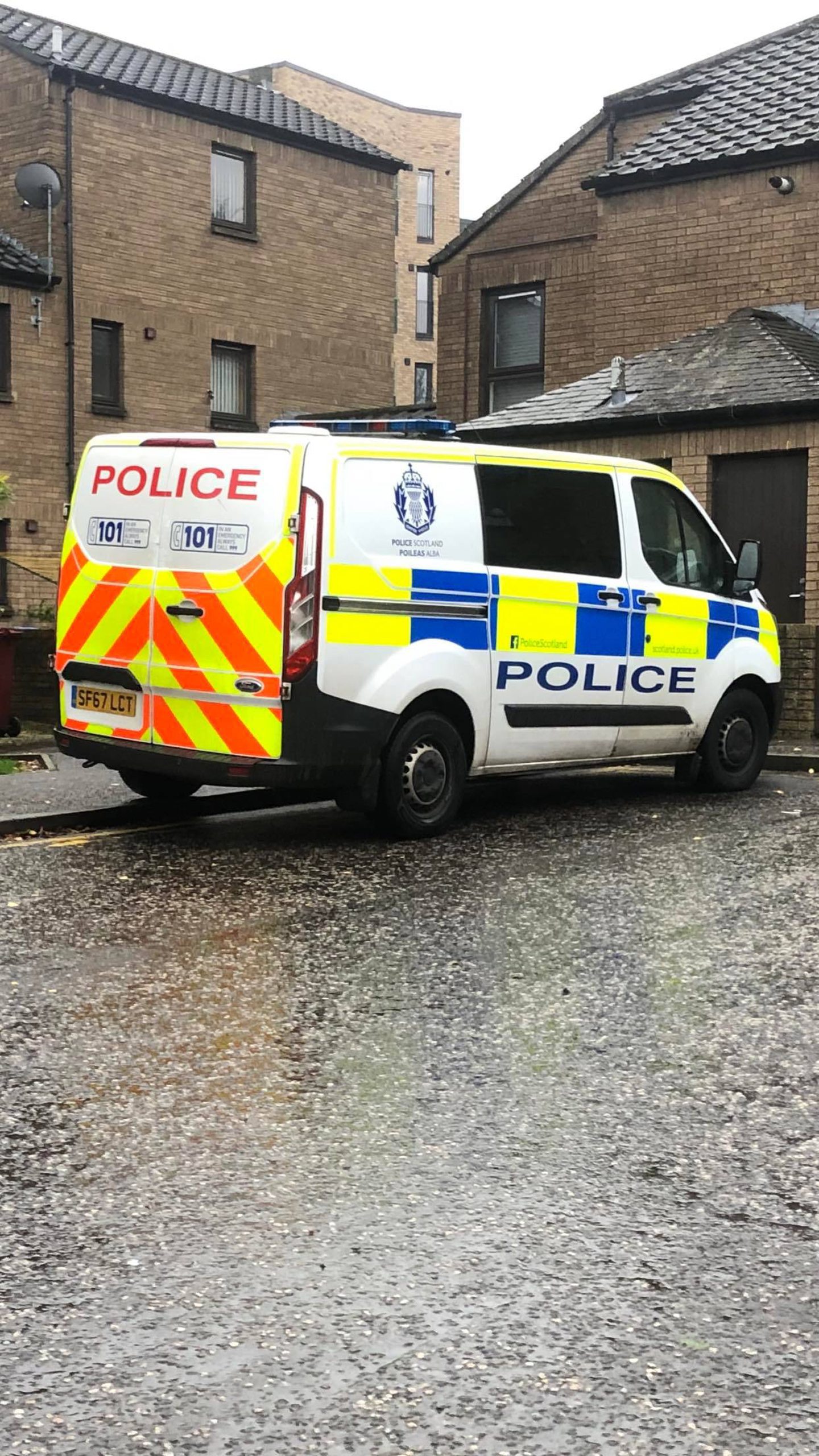 Armed police raid flat on Canning Place in Dundee